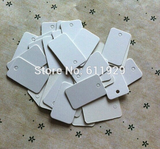 1000 pcs/lot cute blank white 350 gsm paper tag 2x... – Grandado