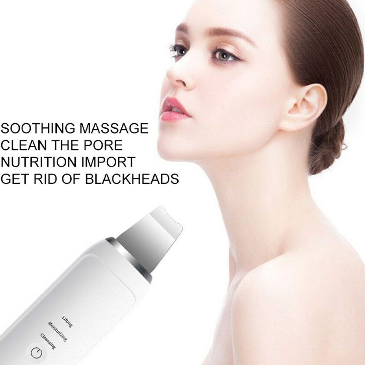 Ultrasonic Skin Scrubber Deep Cleaning Face Scrubb... – Grandado