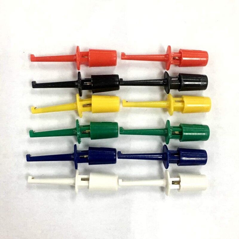 6-Kleur 12 Stuk Test Probe Haak Mini Ic Test Hook ... – Vicedeal