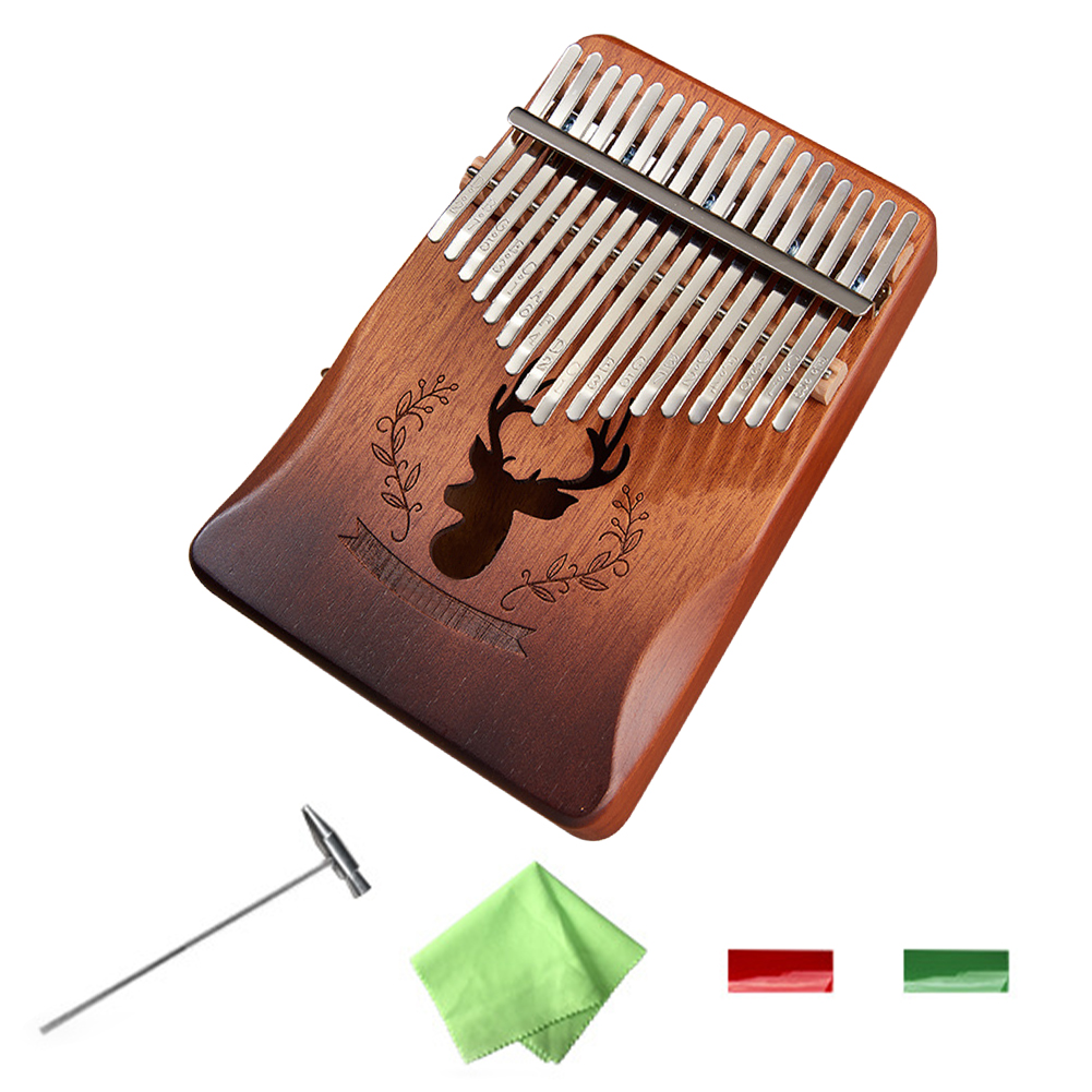 17 Keys All In One Portable With Tuning Hammer Woo... – Grandado