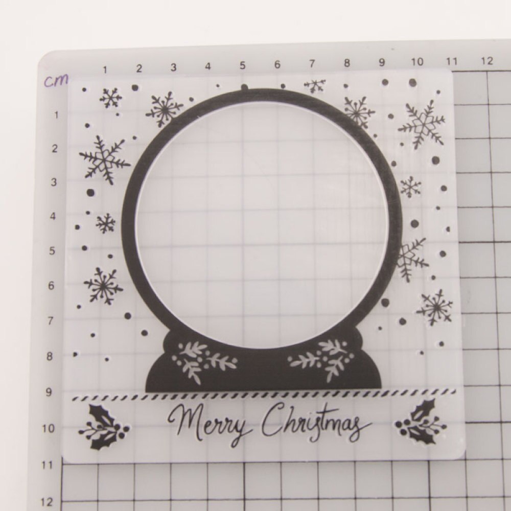 Plastic Crystal Ball Patroon Stencils Embossing Ma... – Grandado