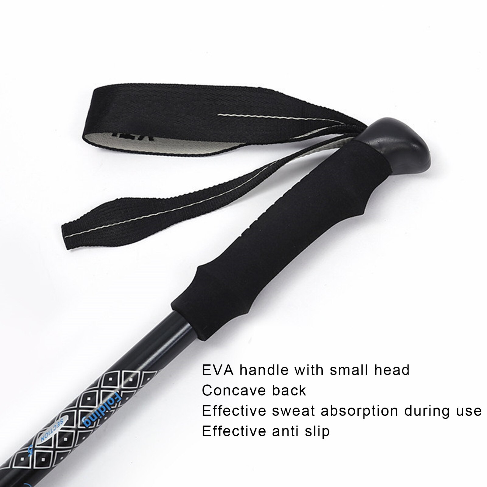 2Pcs Outdoor Fold Trekking Poles Camping Portable ... – Grandado