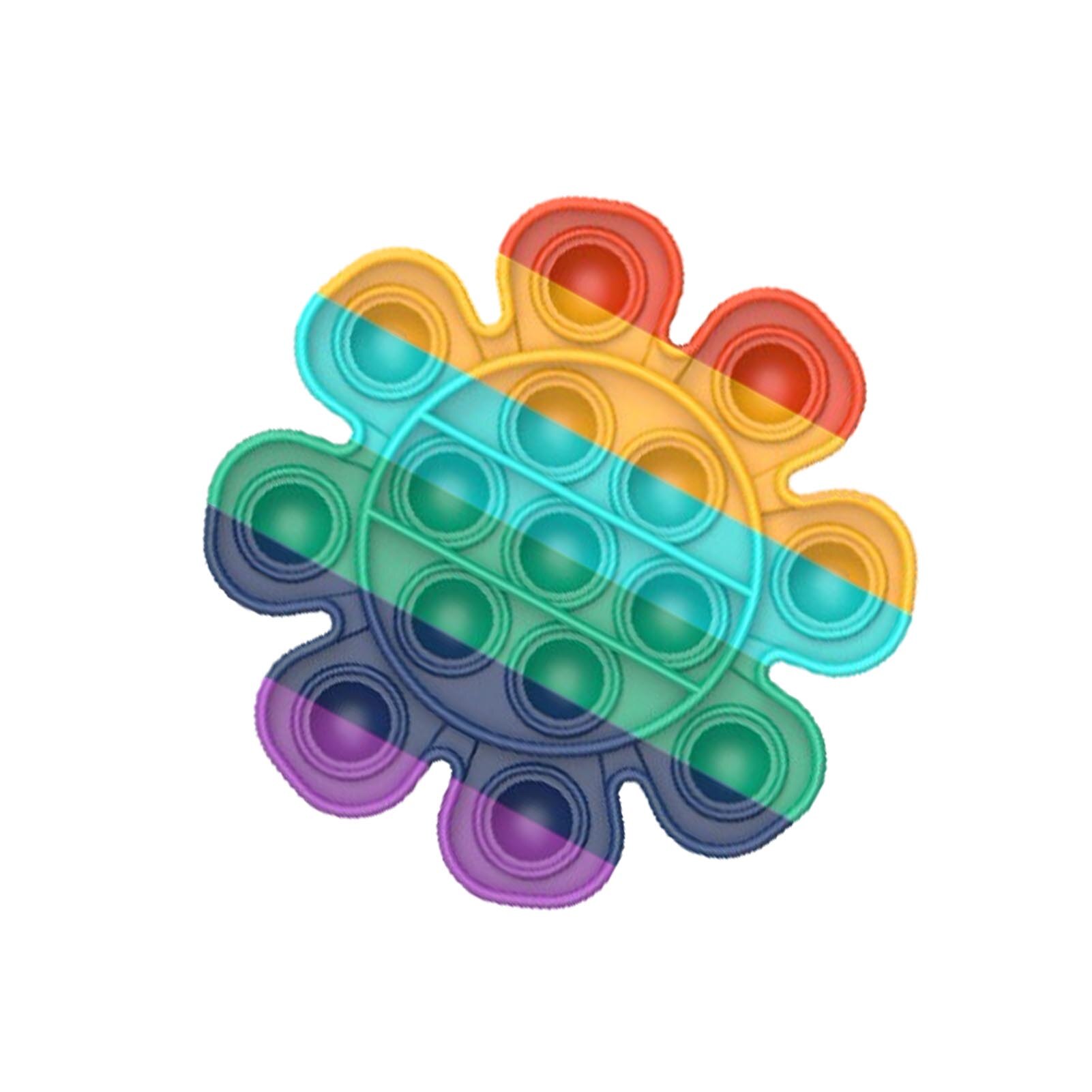 1PC Push Bubble Pop Sensory Fidget Toy Autism Squi... – Grandado