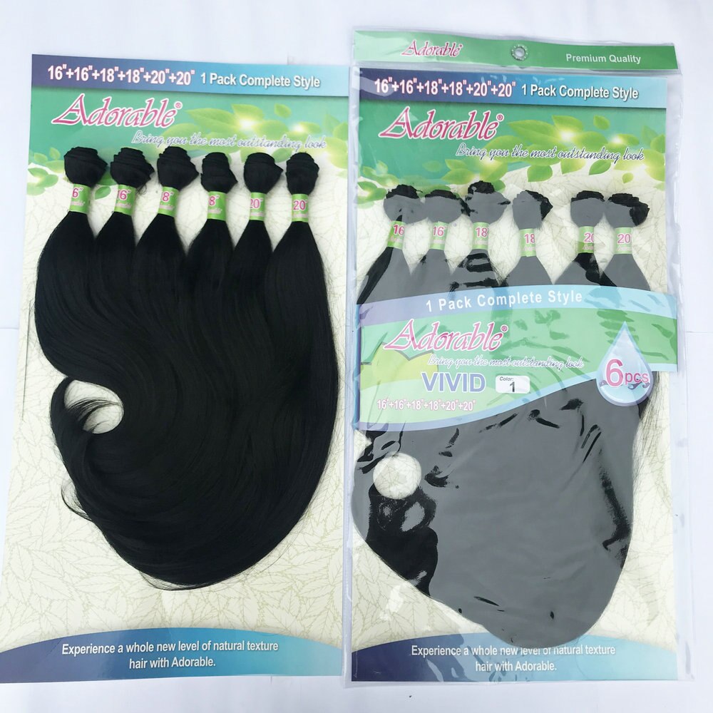 Adorable Packet Synthetic Hair Weaves Hook Body Wa... – Vicedeal