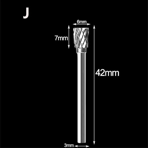 10PCS Carbide Double Cut Rotary Burr 3*6MM Tungste... – Grandado