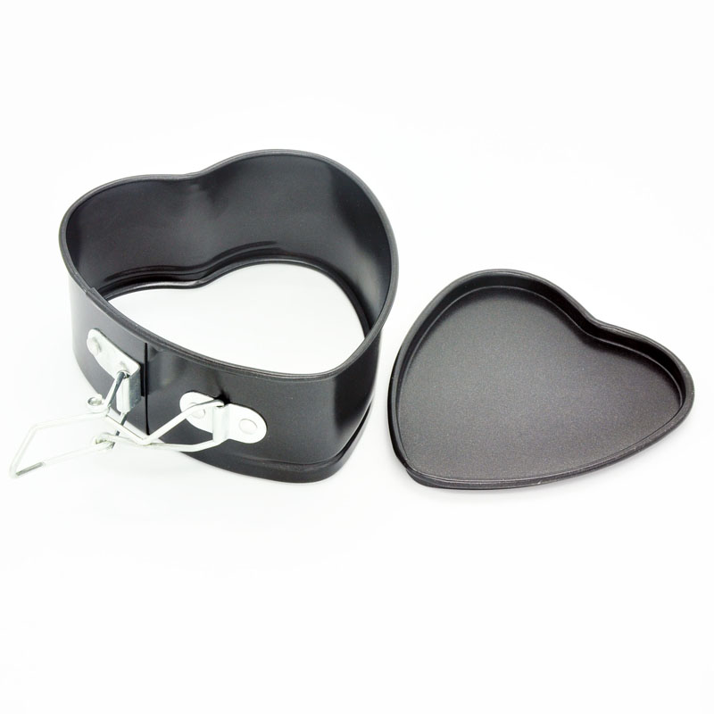 4 Inches Non-stick Springform Cheesecake Pan Heart... – Grandado