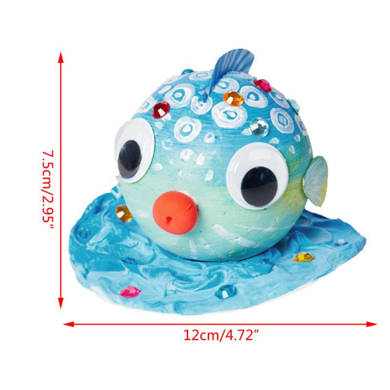 Bubble Fish DIY Craft Kit Foam Ball Painting Drawi... – Grandado