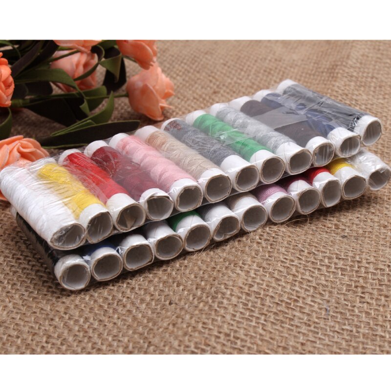 12 Colors Polyester Crafts Spool Sewing Weaving Th... – Vicedeal