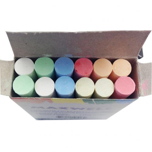 12 Sticks Non-dust Chalks Sticks Dustless Chalk Pe... – Grandado