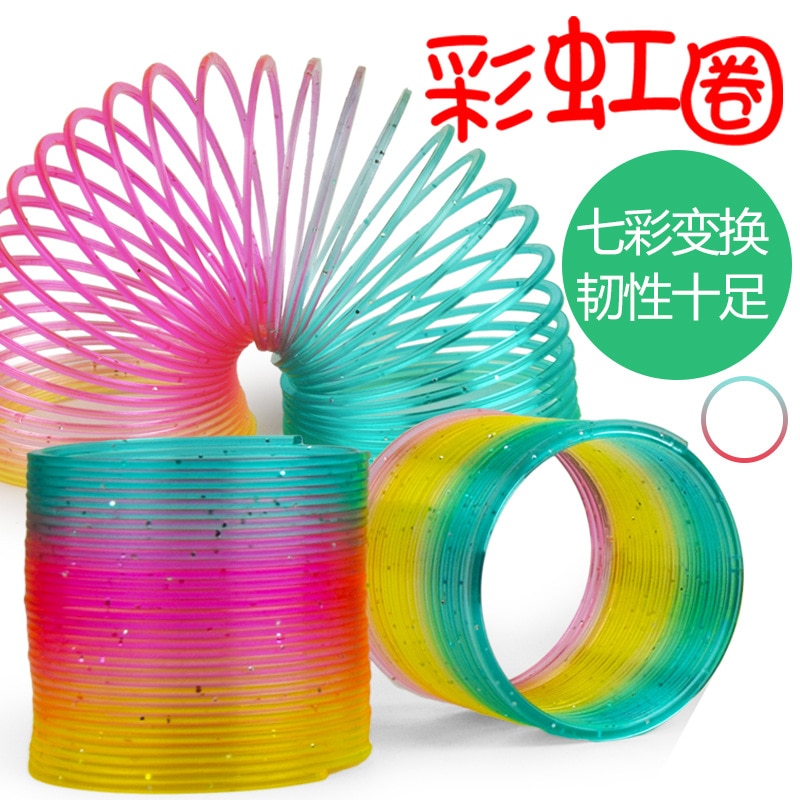 6cm Kids Magic Plastic Rainbow Spring Colorful Chi... – Vicedeal