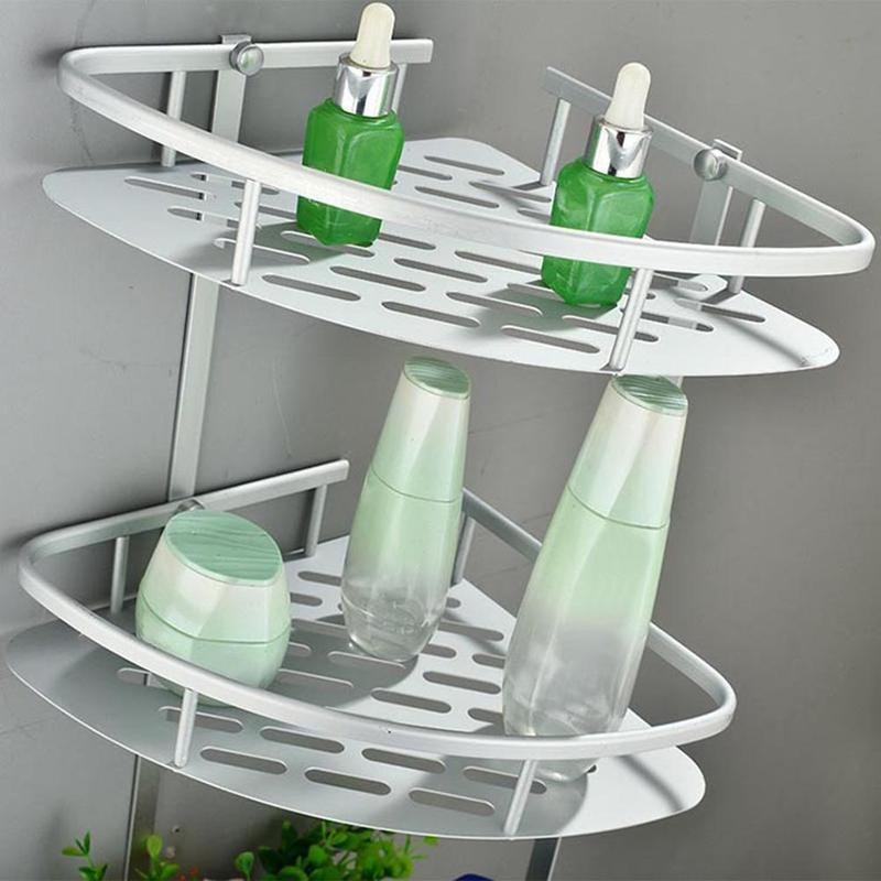 Double/three Layer Triangle Bathroom Shelf Shower ... – Vicedeal