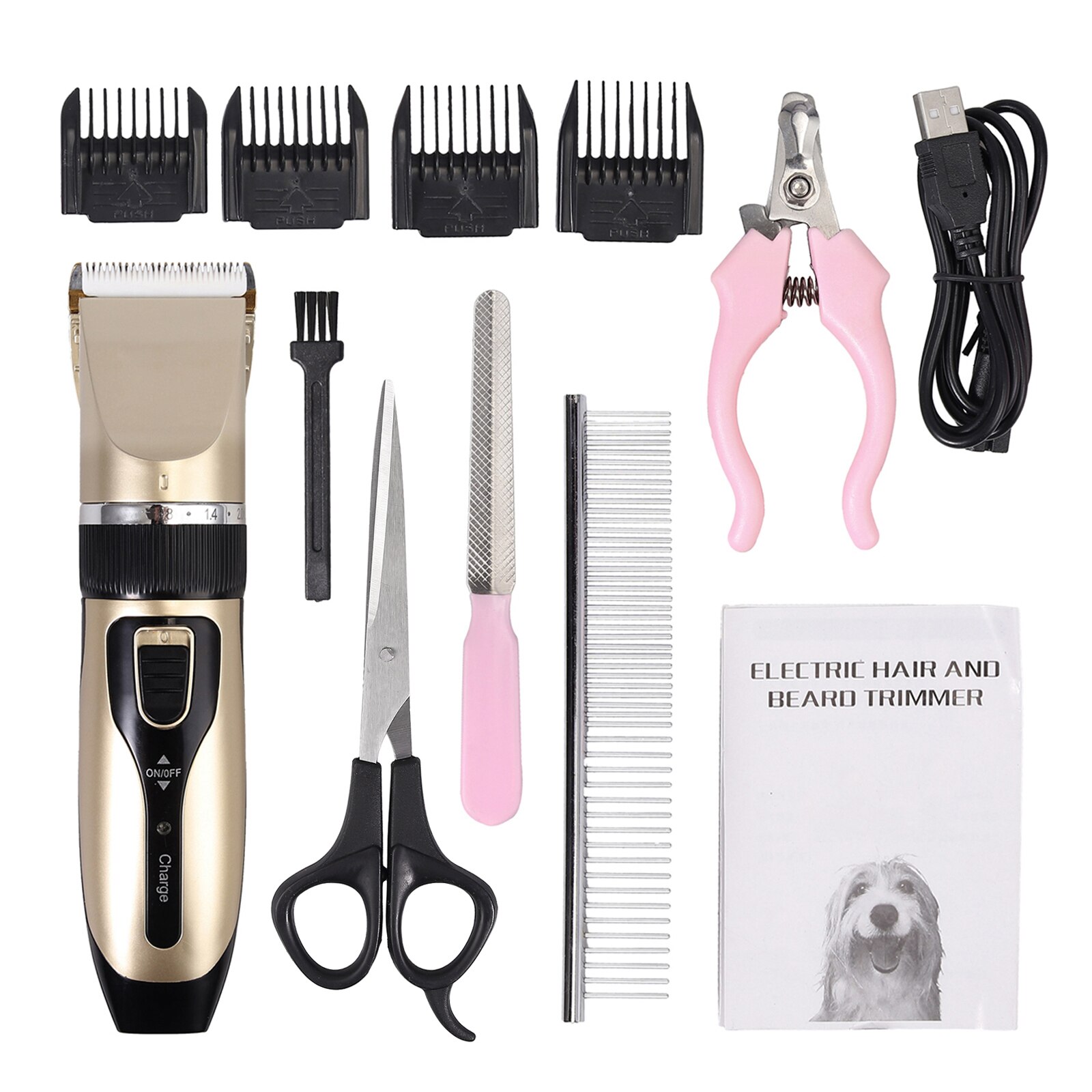 TANiCE Electric Shaver Kit Rechargeable Pet Dog An... – Grandado