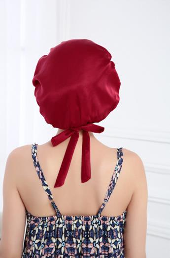 100% Silk Sleeping Cap Soft Silk Night Sleep Cap S... – Grandado