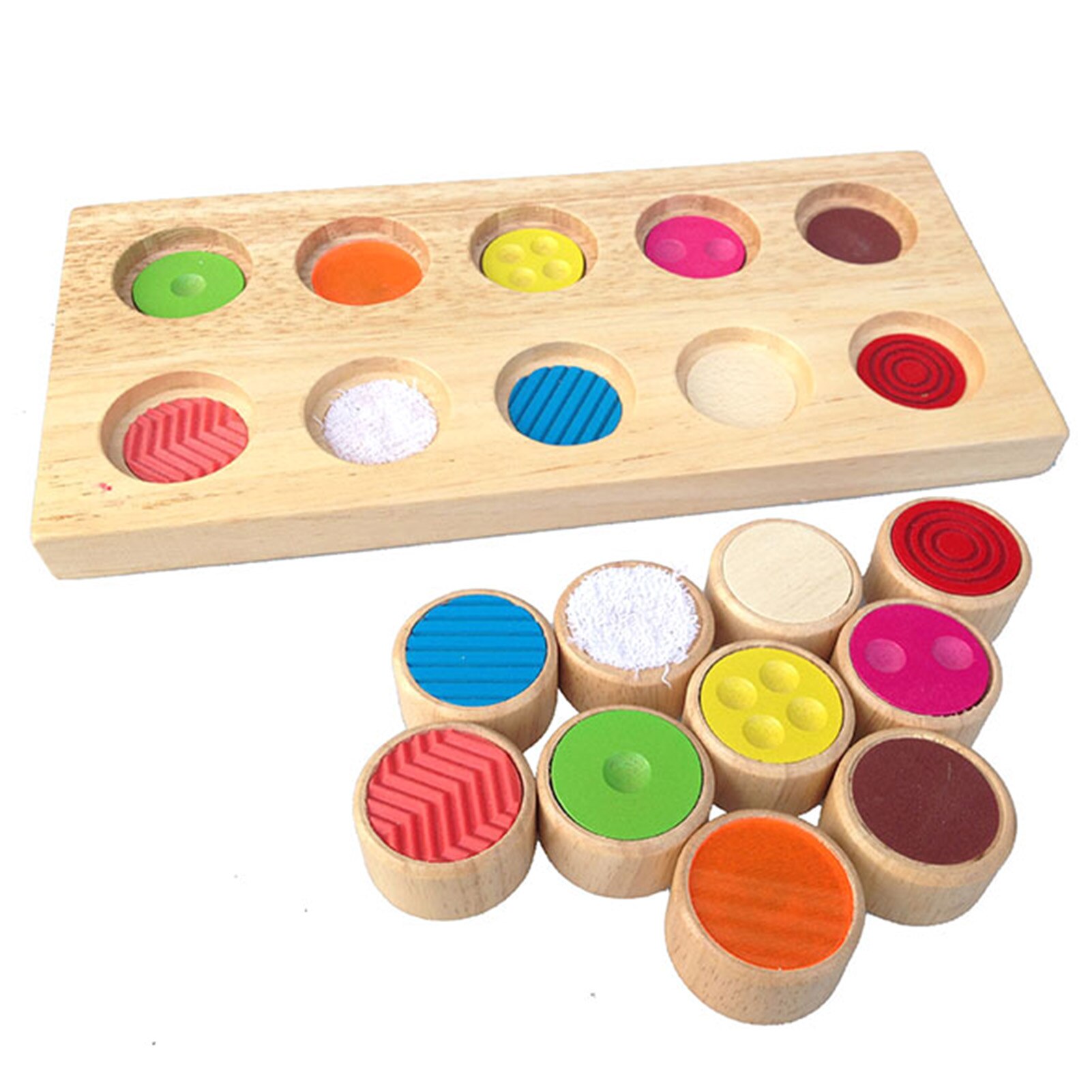 Wooden Memory Touch Flap Baby Knowledge Color Earl... – Vicedeal