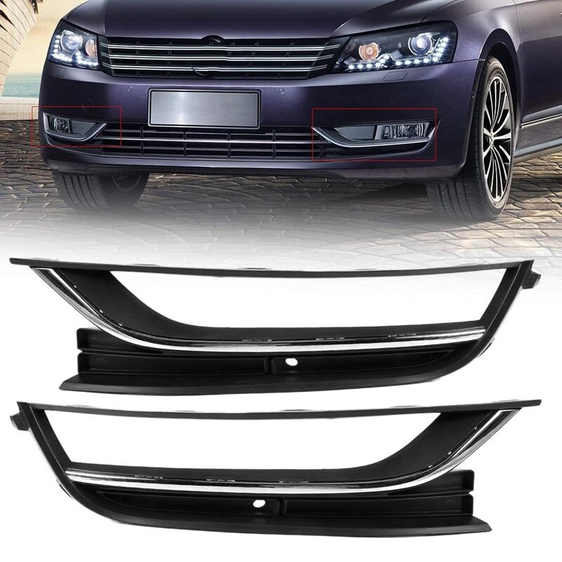 Car Front Left Right Bumper Fog Light Grille for P... – Grandado