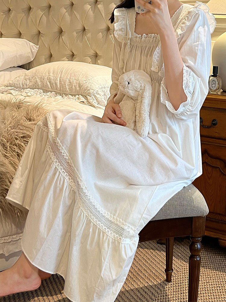 Vintage Women's Sleepwear Princess Dress Royal... – Vicedeal