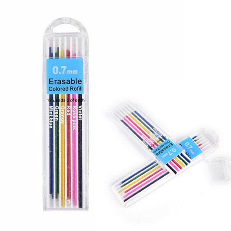 12pcs/Box 0.7mm Colored Mechanical Pencil Refill L... – Grandado