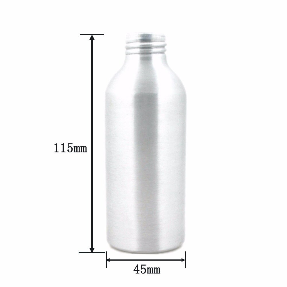 4oz/120ml empty aluminum Bottles, sliver metal bot... – Grandado