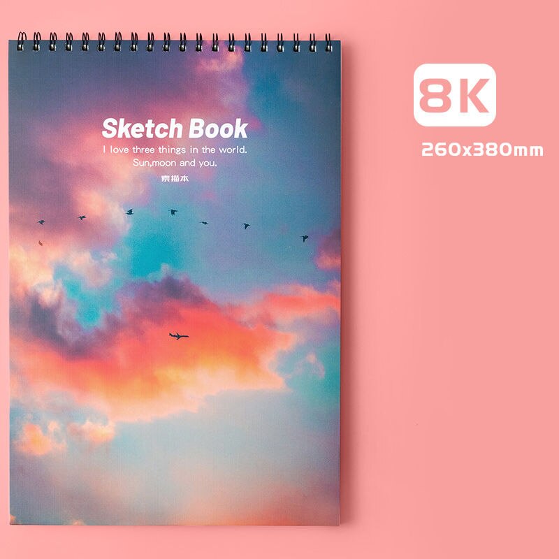 8K(26*38Cm) dikke Schetsboek Student Kinderen Teke... – Grandado