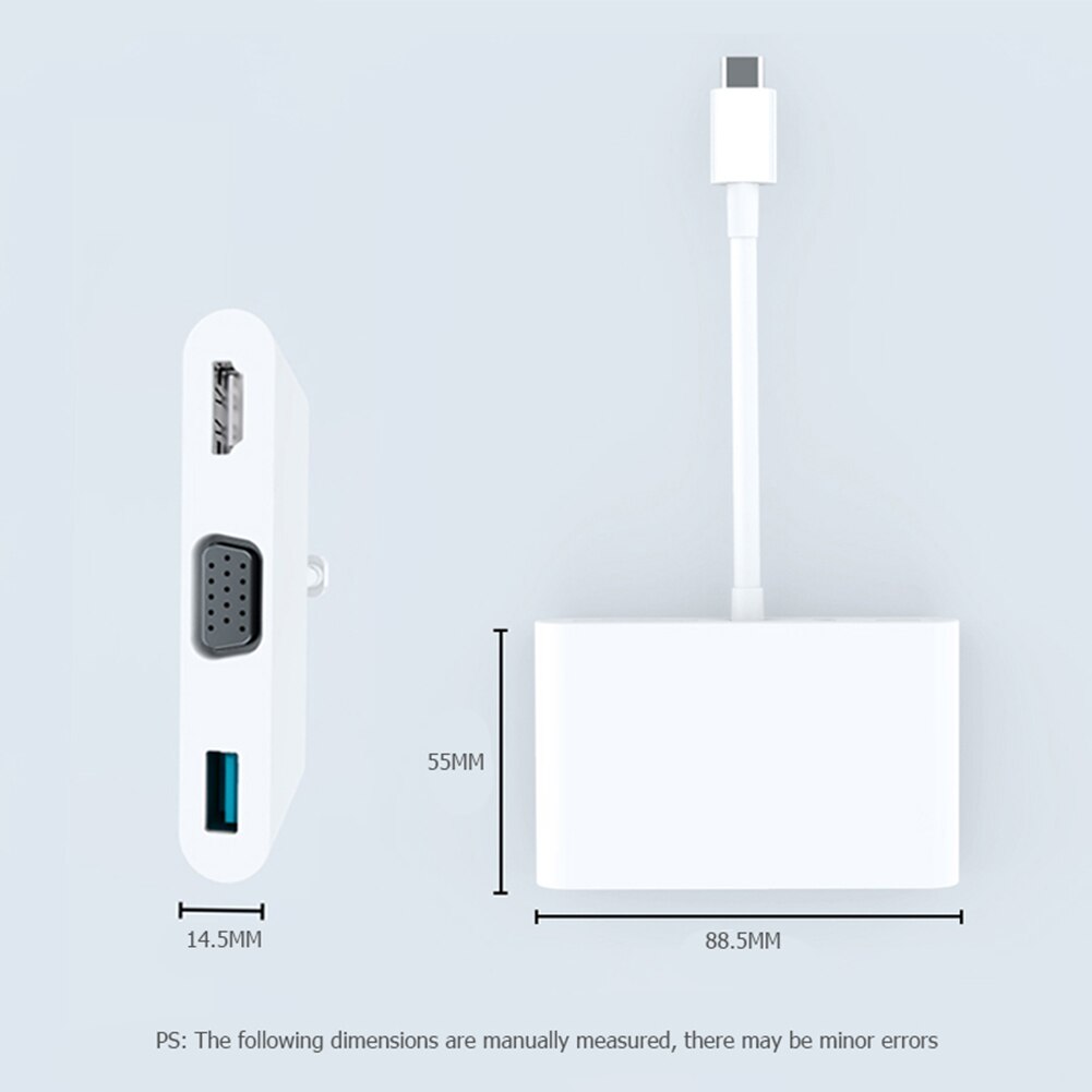 Usb 3.0 port usb-c power 7 in 1 type-c hub konvert... – Grandado