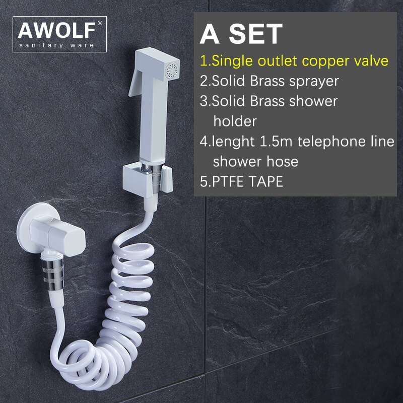 Douche Kit Hand Held Toilet Bidet Sprayer Shattaf ... – Vicedeal