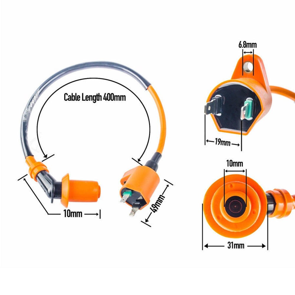 High Performance Racing Ignition Coil+Spark Plug+A... – Grandado