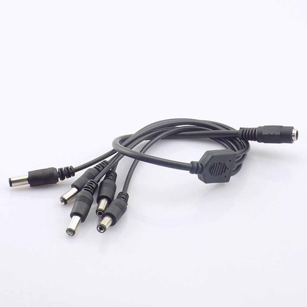 DC 12V 1 Female to 5 Male way Splitter Cable Plug ... – Grandado