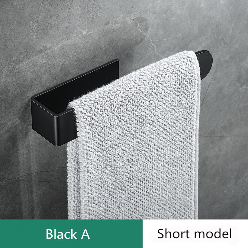 Nail Gratis Toiletrolhouder Rvs Zwart Roll Papier ... – Grandado