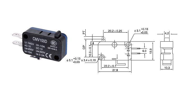 10Pcs/Lot Top Original CNTD CMV100D Micro Switch/L... – Vicedeal