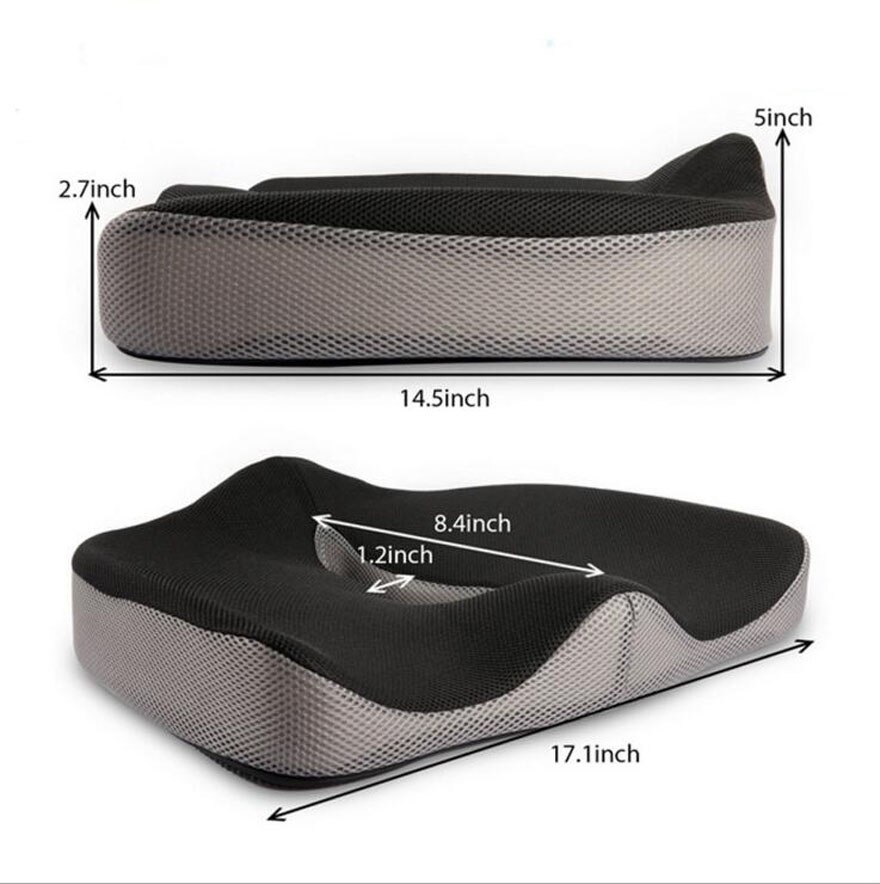 Memory Foam Seat Cushion Coussin Coccyx Pillow Ort... – Grandado