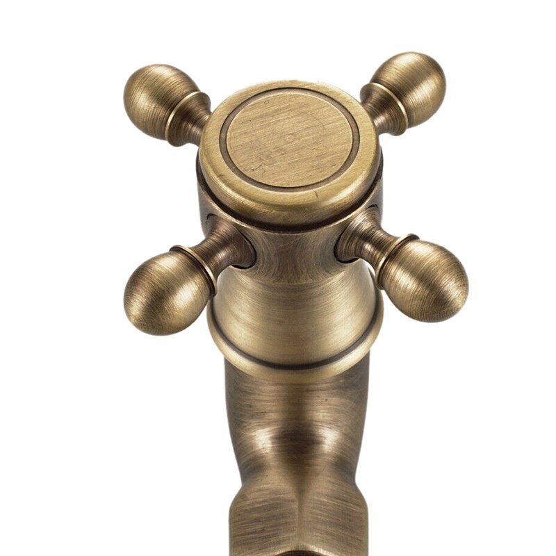 Antique Vintage Brass Wall Mounted Swivel Knob Wat... – Grandado