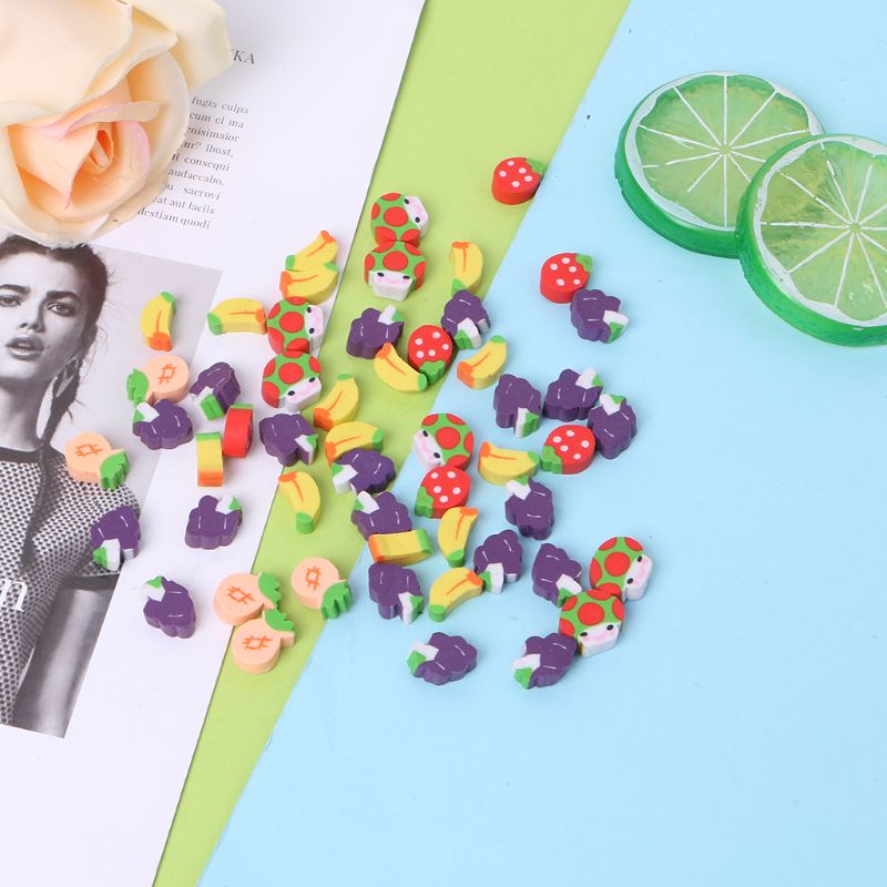 B2RC 50 Stuks Leuke Mini Fruit Rubber Potlood Eras... – Vicedeal