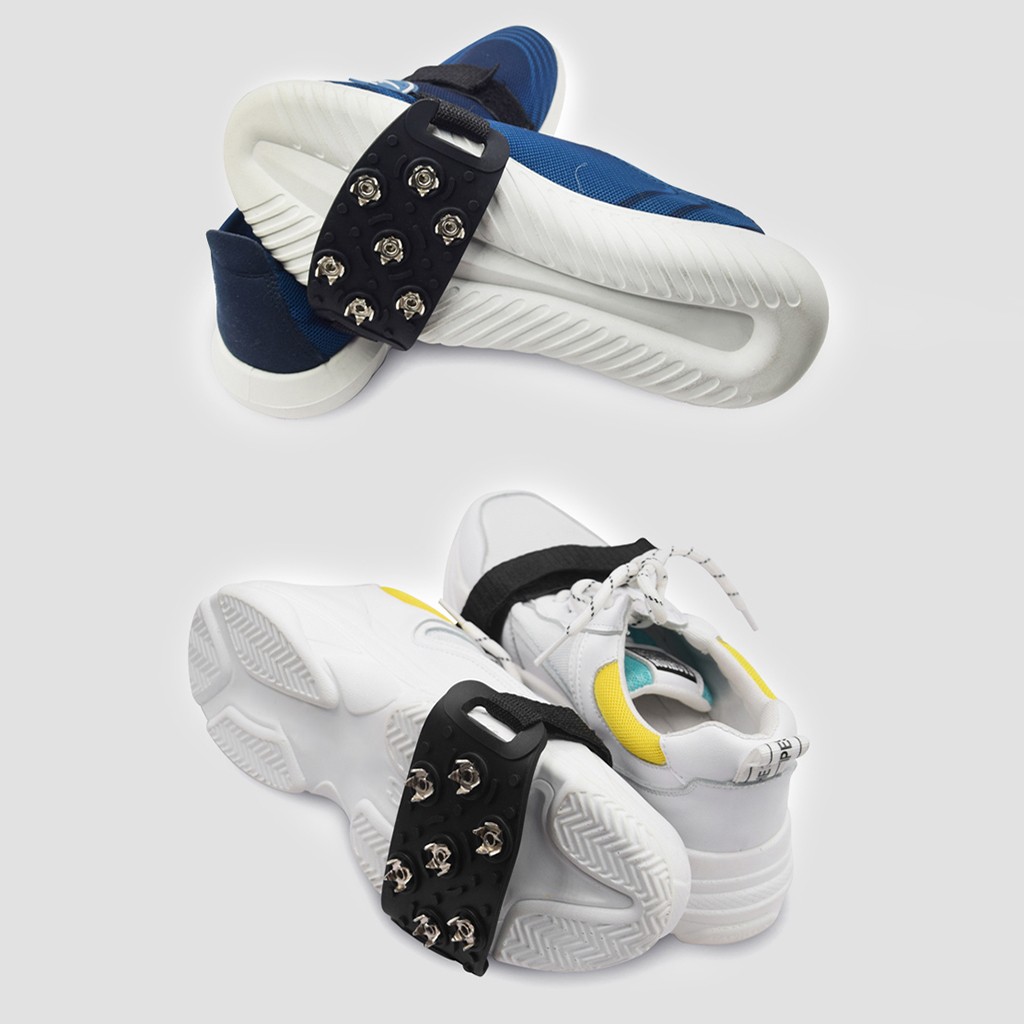 1 Paar 7 Tooth Anti-Slip Ice Gripper Spike Winter ... – Grandado