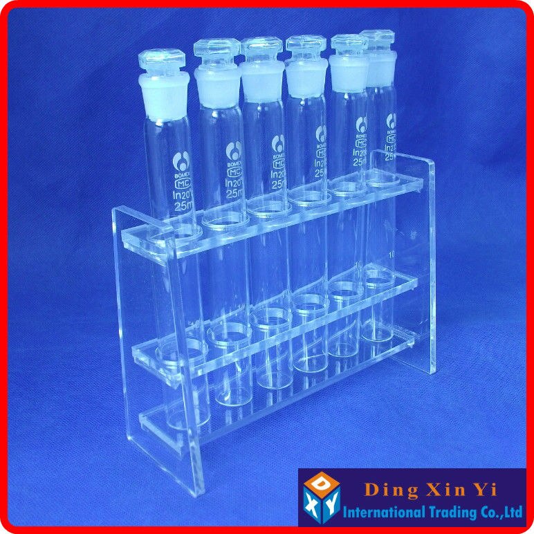 Lab 25mlx6 Organic glass colorimetric tube rack+6 ... – Grandado
