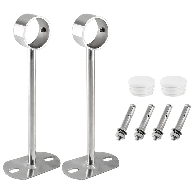 Ceiling-Mount Bracket, Wardrobe Pipe Bracket, Ward... – Grandado