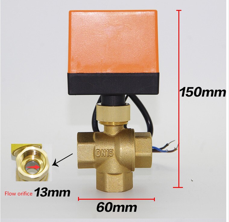 Vanne motorisée 3 voies | Vanne électrique à bille... – Grandado