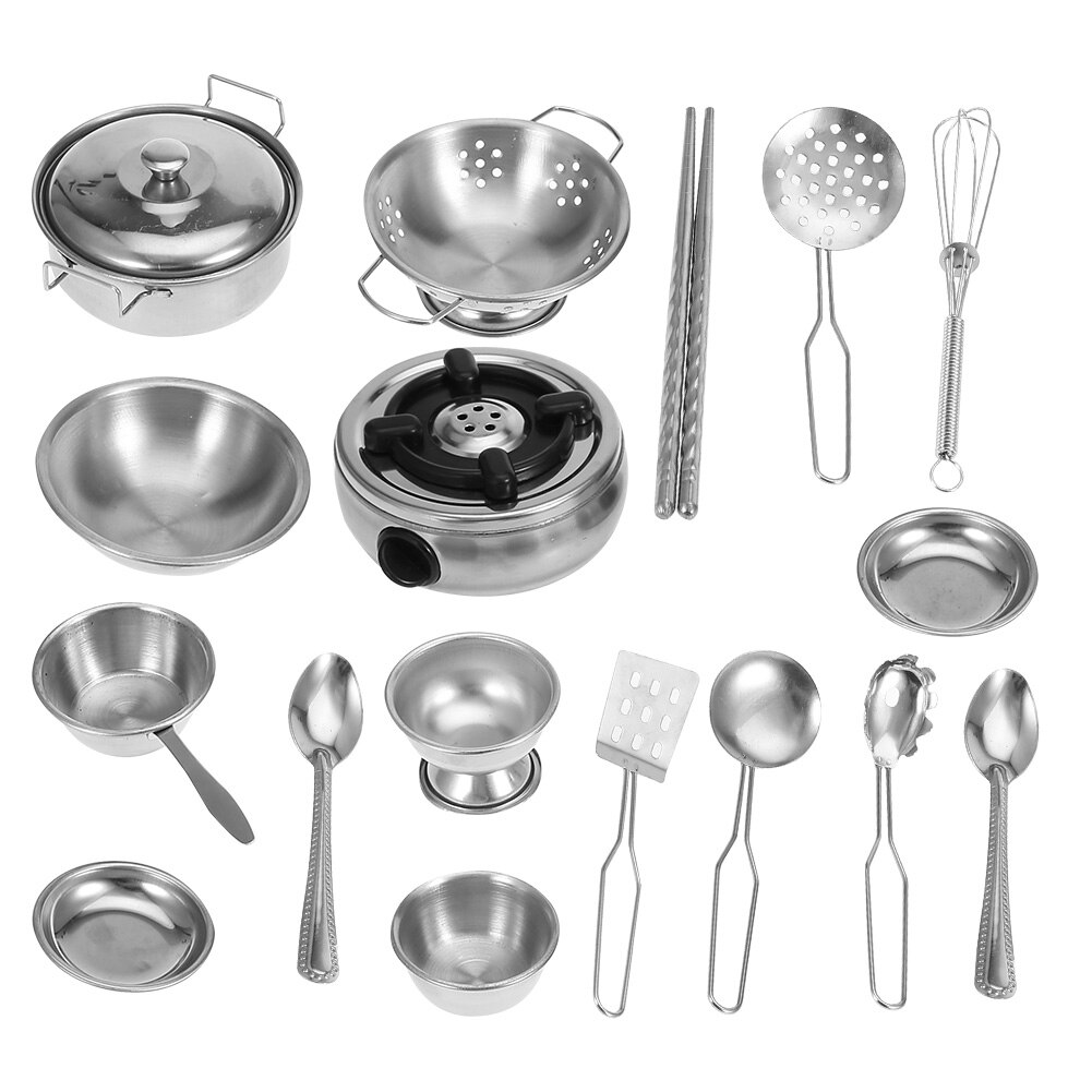 16/18/25Pcs Stainless Steel Miniature Cooking Set ... – Grandado
