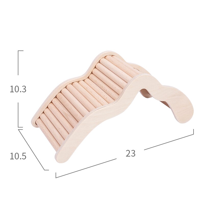 Hamster Sand Basin Climbing Ladder Natural Beech W... – Vicedeal