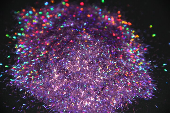 Purple Holo Glitter Dust Tips Purple Pink Ultra-th... – Grandado