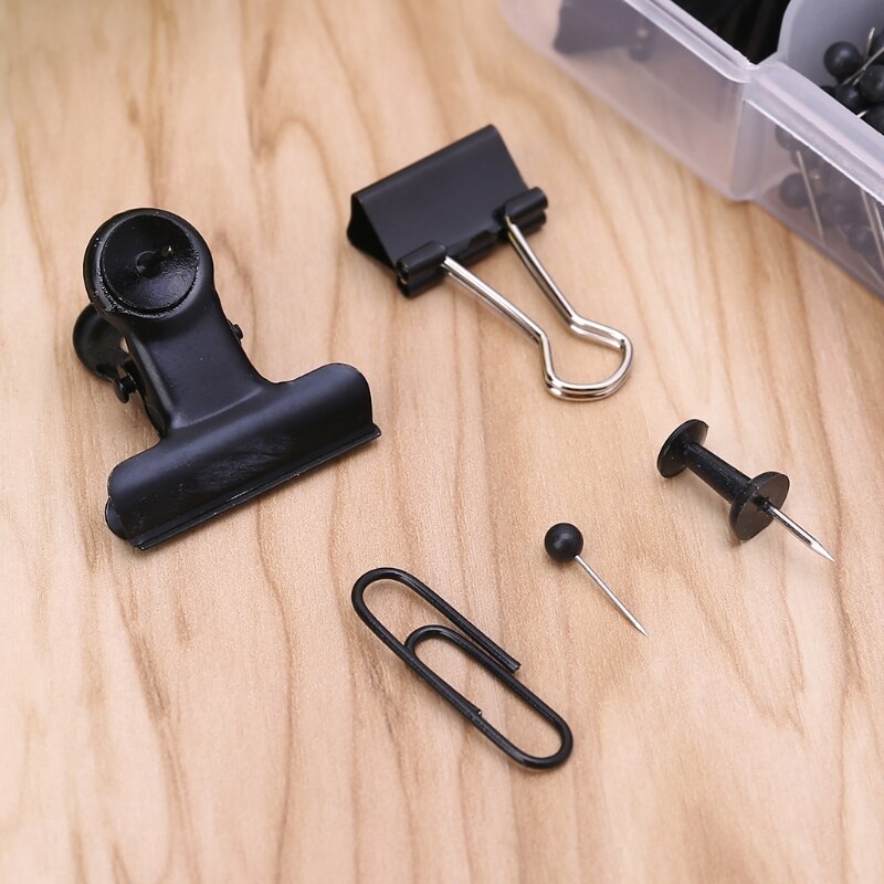 500pcs Paper Clips Binder Clip Map Thumbtacks Push... – Grandado