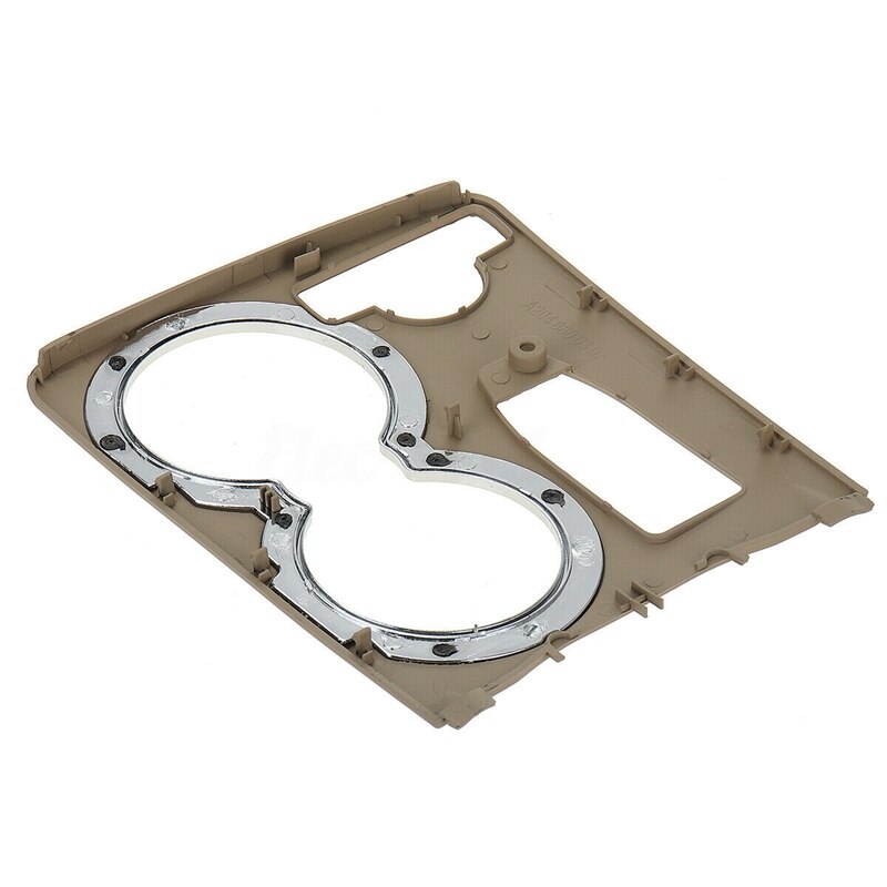 ABS Beige Color Console Cup Holder Trim Cover for ... – Grandado