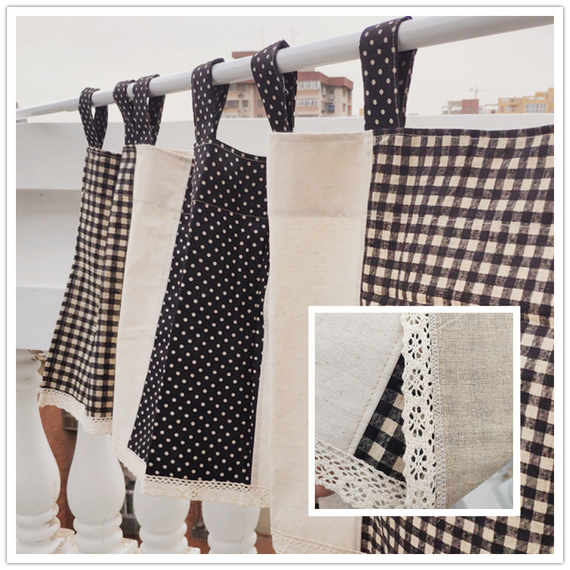 JUYANG. The two-tone stitching sews short curtains... – Vicedeal