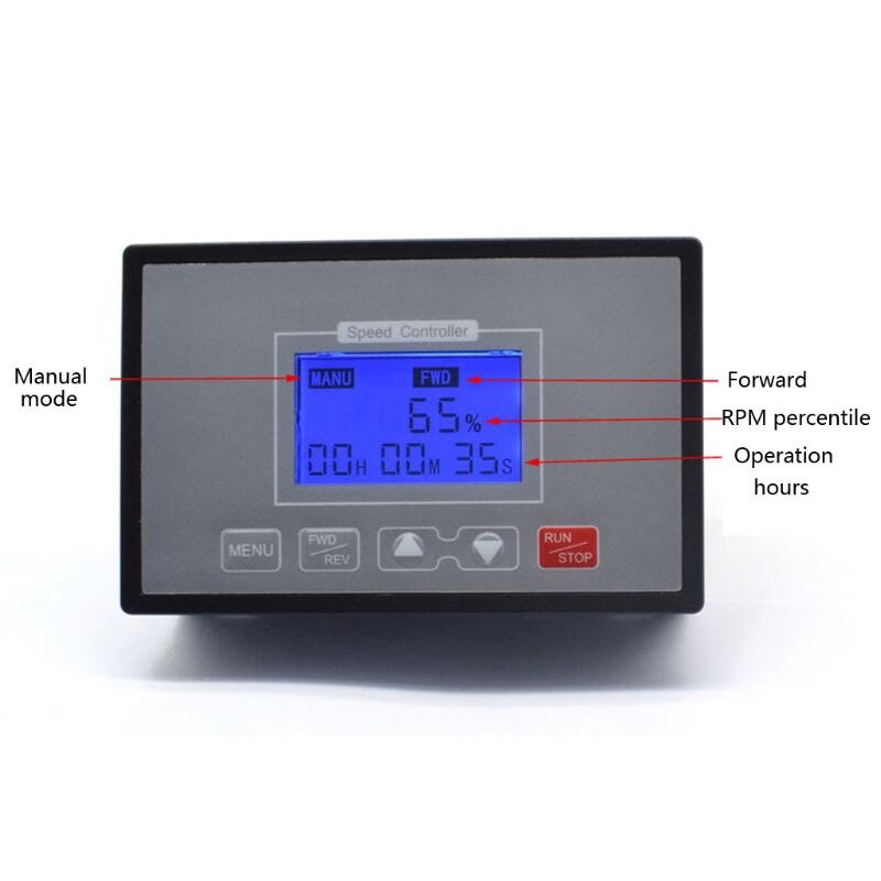 LCD Smart Digital Display60A PWM DC10-55 V Motor S... – Grandado