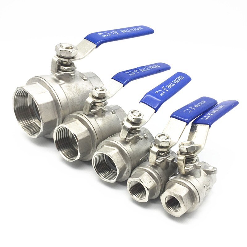 1 Uds de acero inoxidable válvula de bola de puert... – Grandado