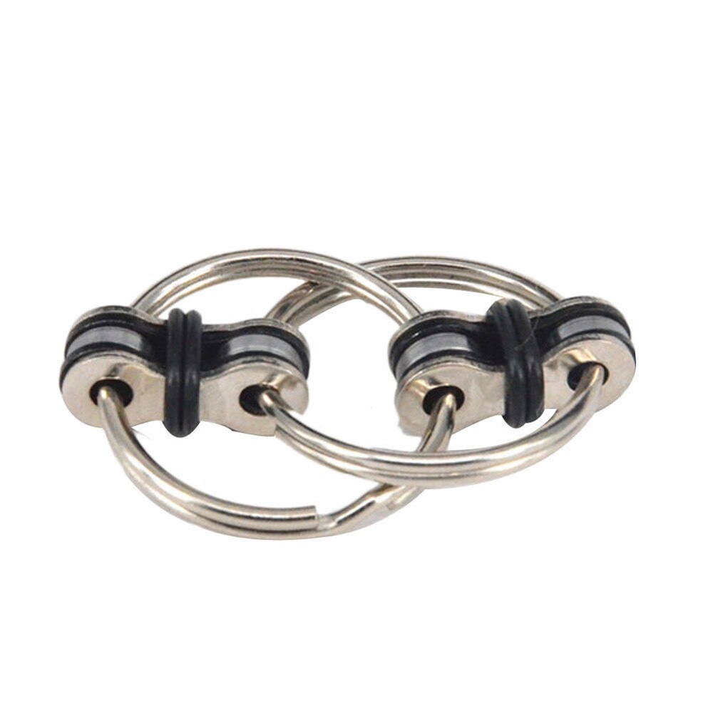 Bike Chain Fidget Toy Hand Spinners Ring Antistres... – Grandado
