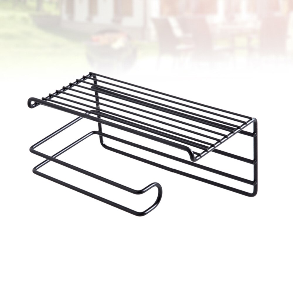 1pc Paper Towel Storage Rack Wall-mounted Iron Sto... – Vicedeal