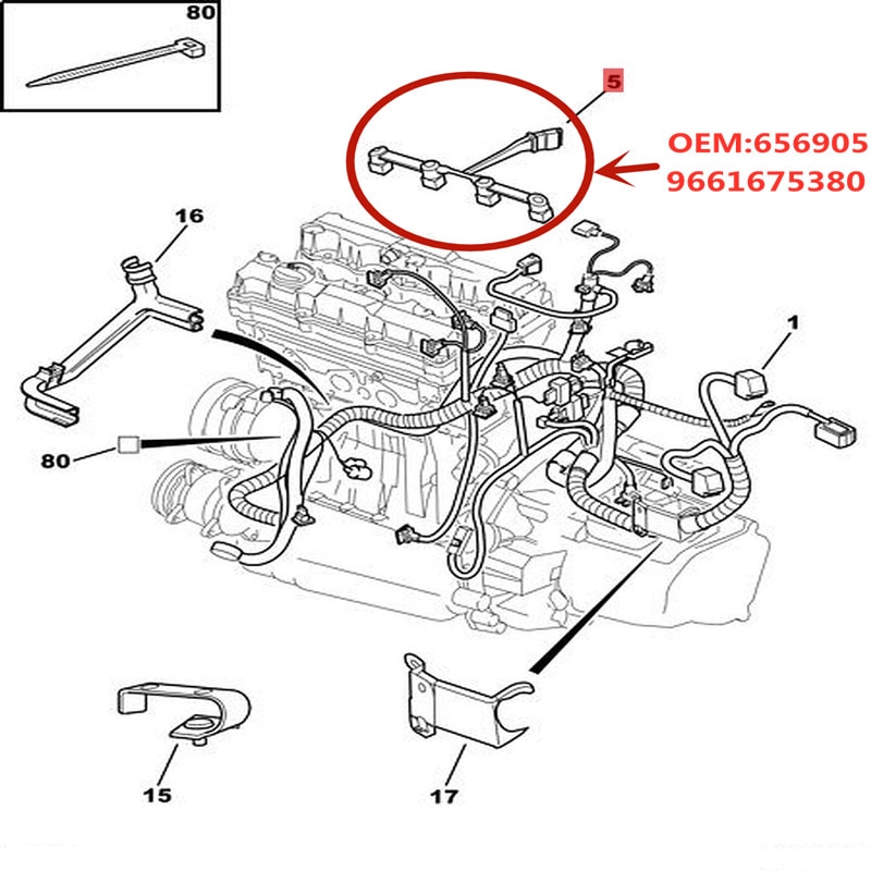 Suitable for Peugeot 206CC 307 308 408 Citroen C4 ... – Grandado