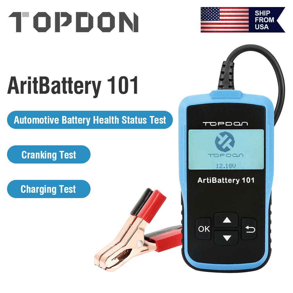 TOPDON AB101 Automatic Smart 12V Car Battery Teste... – Grandado