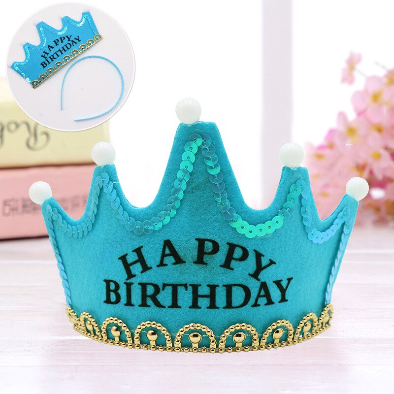 LED Luminous Happy Birthday Party Hats Cute King C... – Grandado