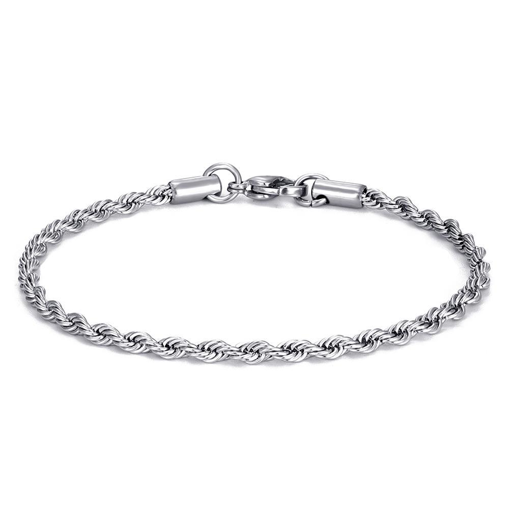3mm Stainless steel bracelet – Grandado